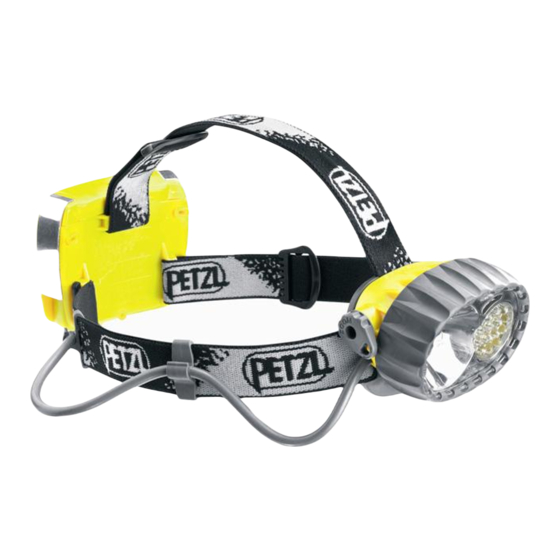 PETZL DUO LED 14 E72AC INSTRUCTION MANUAL Pdf Download | ManualsLib