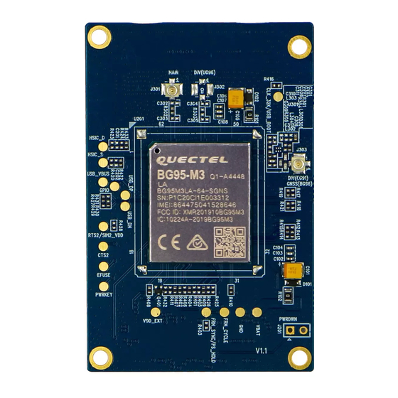 QUECTEL BG95 SERIES APPLICATION NOTE Pdf Download | ManualsLib