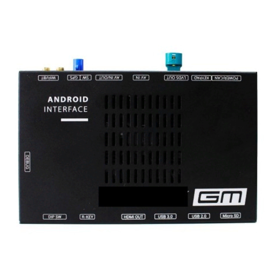 GMC ANDROID INTERFACE INSTRUCTION MANUAL Pdf Download | ManualsLib