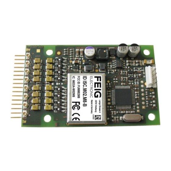 FEIG ELECTRONIC ID ISC.M02.M8 INSTALLATION MANUAL Pdf Download | ManualsLib
