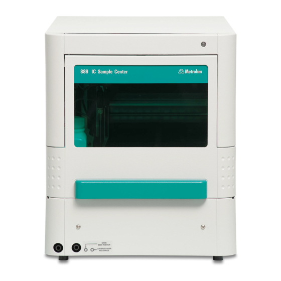 METROHM 889 MANUAL Pdf Download | ManualsLib