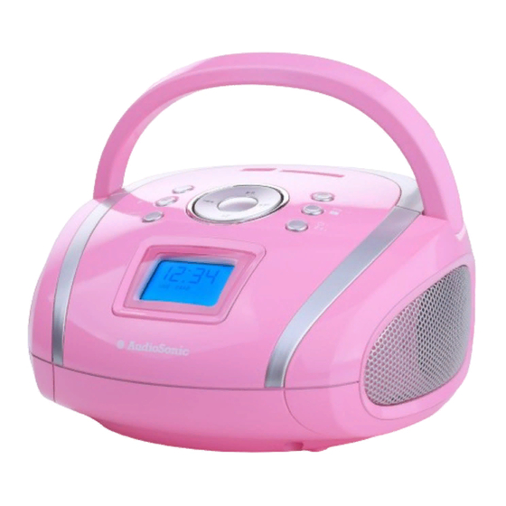 AUDIOSONIC RD-1566IT INSTRUCTION MANUAL Pdf Download | ManualsLib