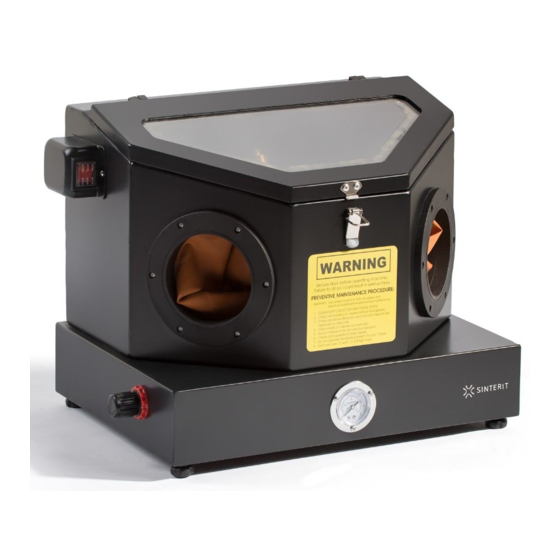 SINTERIT SANDBLASTER USER MANUAL Pdf Download | ManualsLib