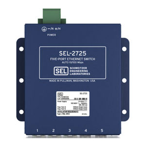SEL -2725 INSTALLATION AND MAINTENANCE MANUAL Pdf Download | ManualsLib
