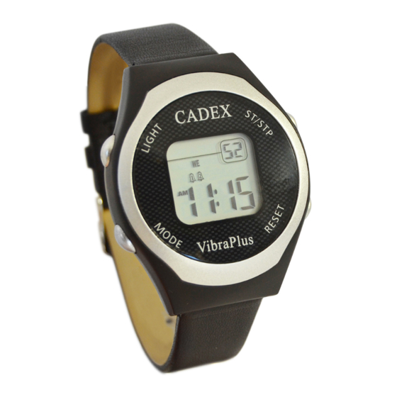 E-PILL CADEX VIBRAPLUS QUICK SETUP MANUAL Pdf Download | ManualsLib