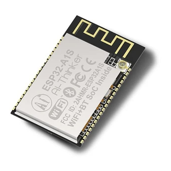 AI-THINKER TECHNOLOGY ESP32-A1S MANUAL Pdf Download | ManualsLib