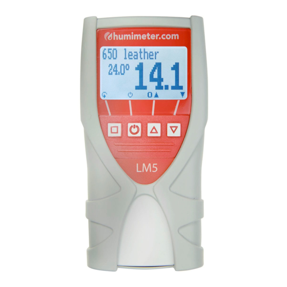 SCHALLER HUMIMETER LM5 OPERATING MANUAL Pdf Download | ManualsLib