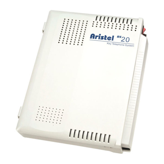 ARISTEL AV SERIES PROGRAMMING MANUAL Pdf Download | ManualsLib