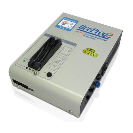ELNEC BEEPROG2 USER MANUAL Pdf Download | ManualsLib