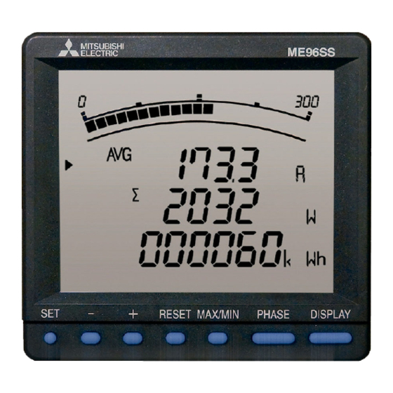 MITSUBISHI ELECTRIC ME96SSE-MB USER MANUAL Pdf Download | ManualsLib