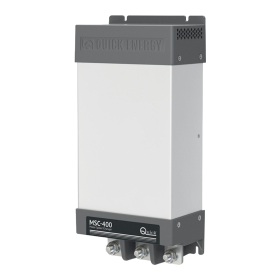 QUICK MSC400 MANUAL OF INSTALLATION AND USE Pdf Download | ManualsLib