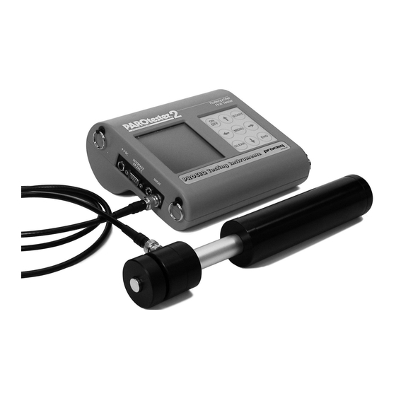 PROCEQ PAROTESTER 2 OPERATING INSTRUCTIONS MANUAL Pdf Download | ManualsLib