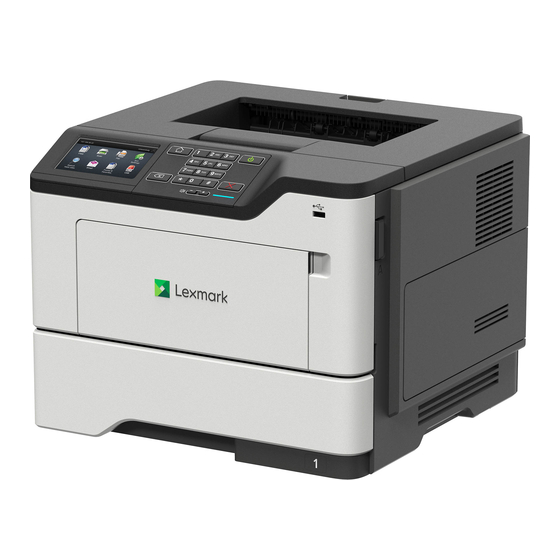 LEXMARK MS622DE QUICK REFERENCE Pdf Download | ManualsLib
