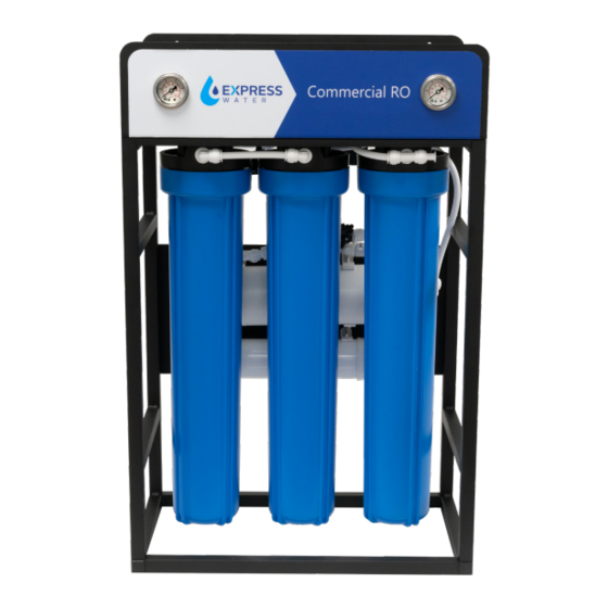EXPRESS WATER COMMERCIAL REVERSE OSMOSIS SYSTEM INSTALLATION MANUAL Pdf ...