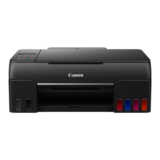 CANON G500 SERIES ONLINE MANUAL Pdf Download | ManualsLib
