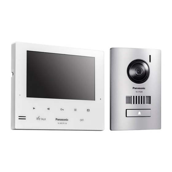 PANASONIC VL-MV75 OPERATING INSTRUCTIONS MANUAL Pdf Download | ManualsLib