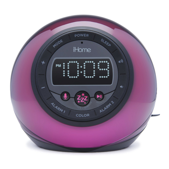 IHOME IBT297V2 INSTRUCTION MANUAL Pdf Download | ManualsLib