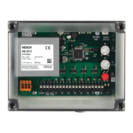 HESCH HE 5710 OPERATING MANUAL Pdf Download | ManualsLib