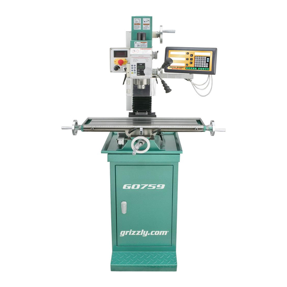 GRIZZLY G0759 MANUAL Pdf Download | ManualsLib