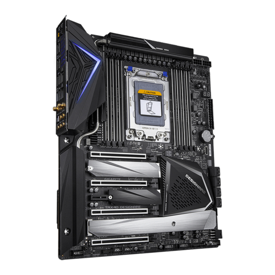 GIGABYTE TRX40 DESIGNARE USER MANUAL Pdf Download | ManualsLib