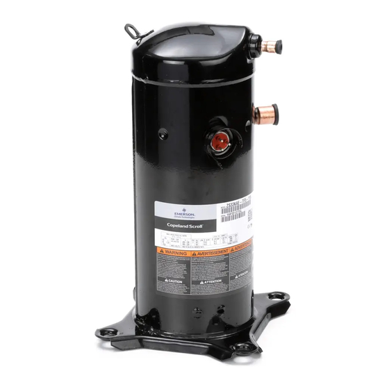 EMERSON COPELAND SCROLL ZS KAE SERIES APPLICATION ENGINEERING BULLETIN ...