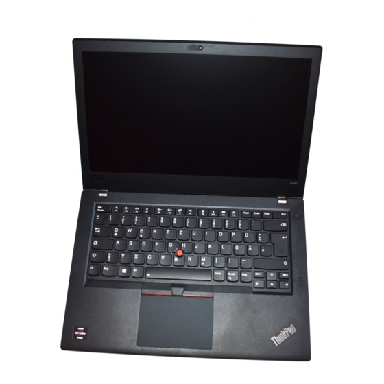 LENOVO THINKPAD A485 USER MANUAL Pdf Download | ManualsLib
