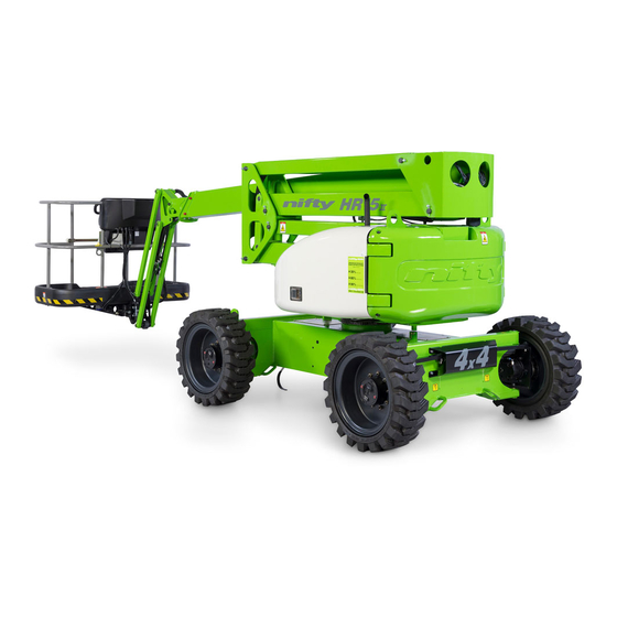 NIFTY HEIGHTRIDER SP HYBRID SERIES OPERATING/SAFETY INSTRUCTIONS MANUAL ...