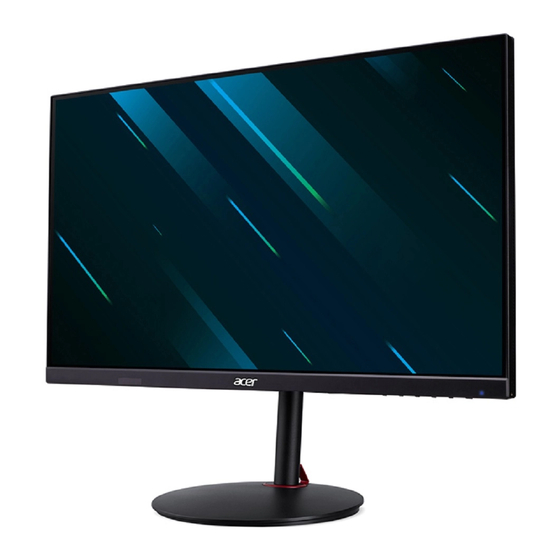 ACER NITRO XV322QK USER MANUAL Pdf Download | ManualsLib