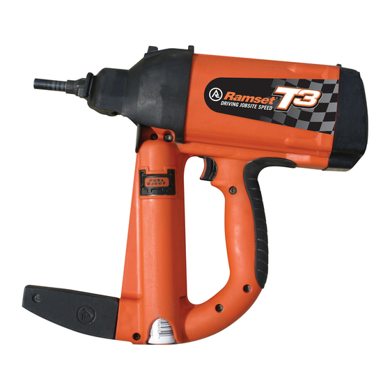 RAMSET T3SS OPERATOR'S SAFETY & OPERATING INSTRUCTION MANUAL Pdf ...