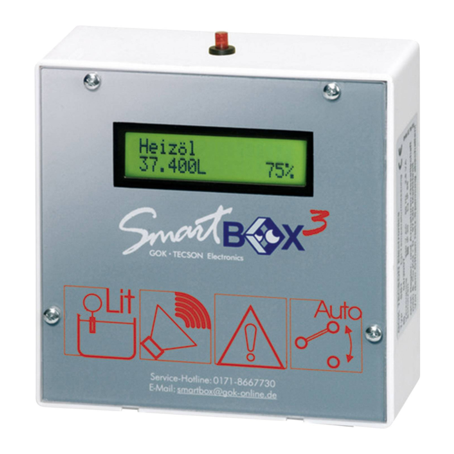 GOK SMARTBOX 1 INSTALLATION AND OPERATING MANUAL Pdf Download | ManualsLib