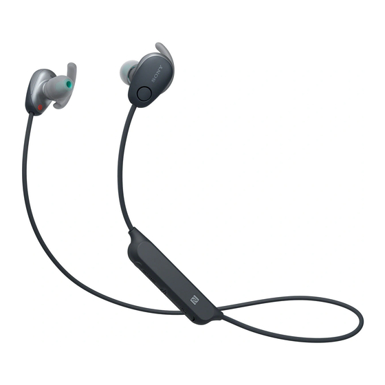 SONY WI-SP600N HELP MANUAL Pdf Download | ManualsLib