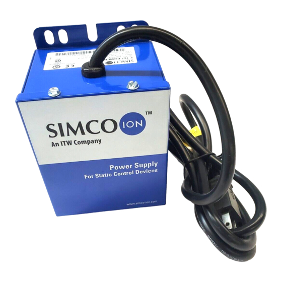 ITW SIMCO-ION D167Q INSTALLATION AND OPERATING INSTRUCTIONS MANUAL Pdf ...