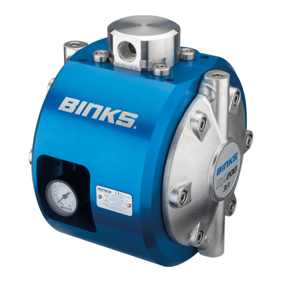 BINKS DX200SR SERVICE MANUAL Pdf Download | ManualsLib