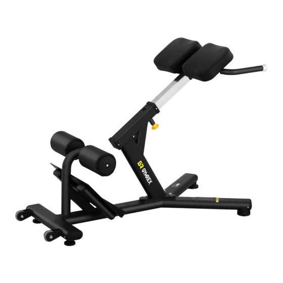 GYMREX GR-BE 150 USER MANUAL Pdf Download | ManualsLib