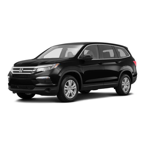 HONDA PILOT 2018 QUICK START MANUAL Pdf Download | ManualsLib