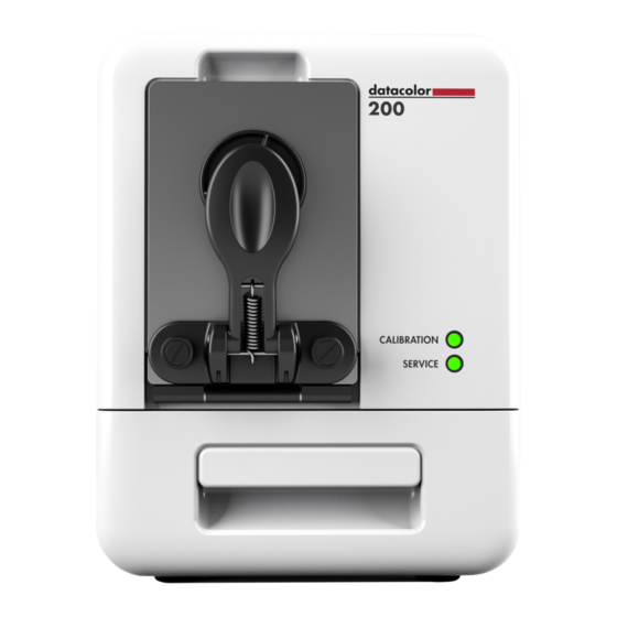 DATACOLOR 200 USER MANUAL Pdf Download | ManualsLib