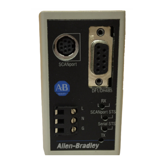 ALLEN-BRADLEY BULLETIN 1203 SERIES USER MANUAL Pdf Download | ManualsLib