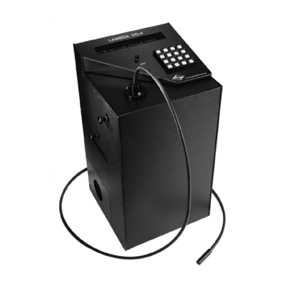 SUTTER INSTRUMENT LAMBDA DG-4PLUS/USB OPERATION MANUAL Pdf Download ...