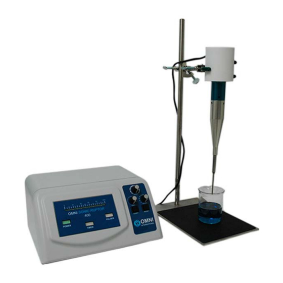 OMNI SONIC RUPTOR 400 USER MANUAL Pdf Download | ManualsLib