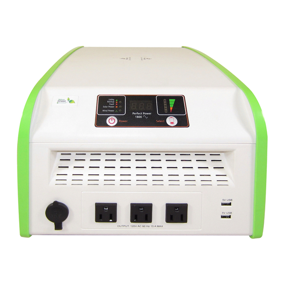 NATURE POWER 1800 INSTALLATION MANUAL Pdf Download | ManualsLib
