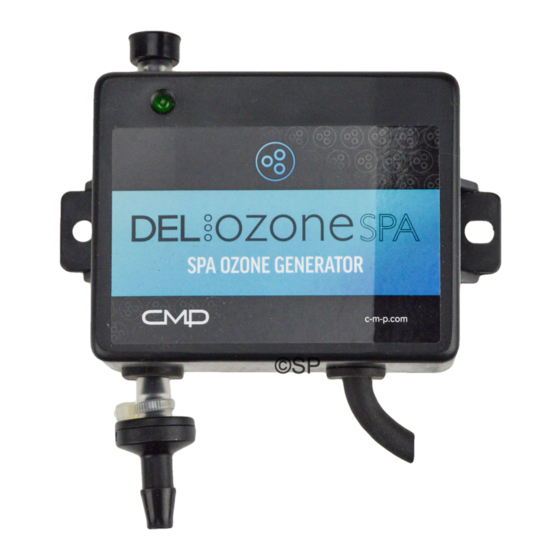 CMP DEL OZONE SPA INSTALLATION INSTRUCTIONS & PRODUCT MANUAL Pdf ...