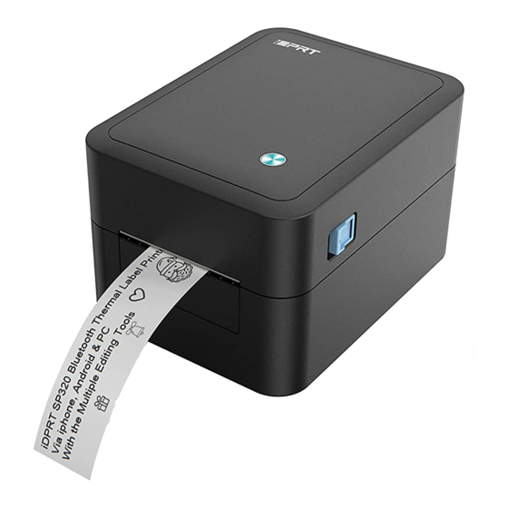 IDPRT SP320 USER MANUAL Pdf Download | ManualsLib