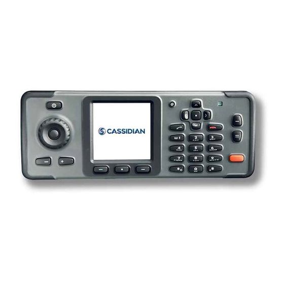 CASSIDIAN TMR880I USER MANUAL Pdf Download | ManualsLib
