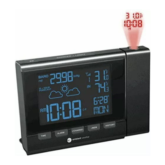 AMBIENT WEATHER CLEARVIEW RC-8401A USER MANUAL Pdf Download | ManualsLib