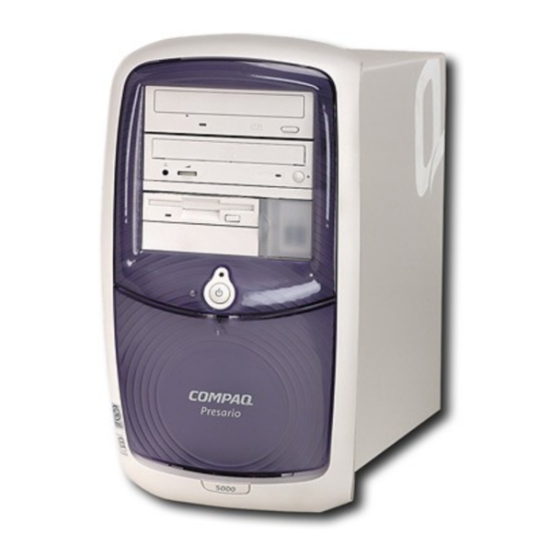 COMPAQ PRESARIO 5BW SERIES MAINTENANCE AND SERVICE MANUAL Pdf Download ...
