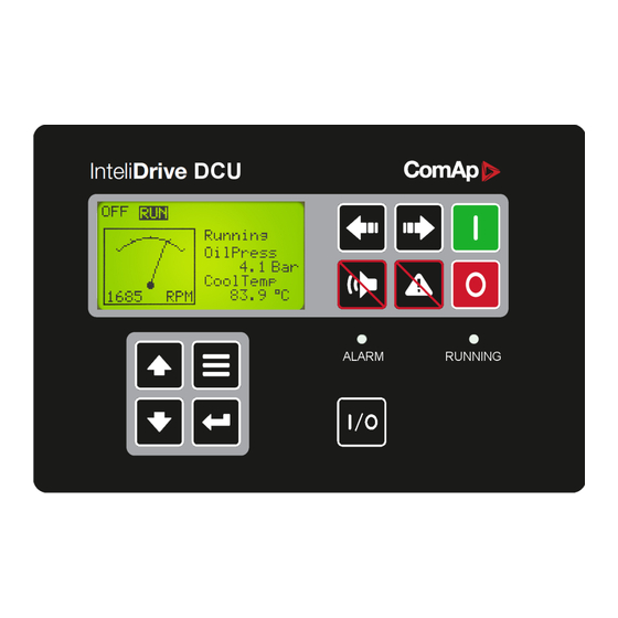 COMAP INTELIDRIVE DCU INDUSTRIAL GLOBAL MANUAL Pdf Download | ManualsLib