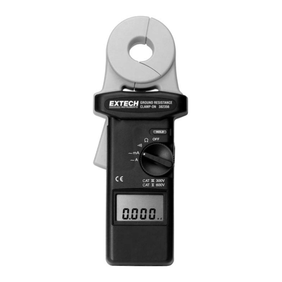 EXTECH INSTRUMENTS 382356 USER MANUAL Pdf Download | ManualsLib
