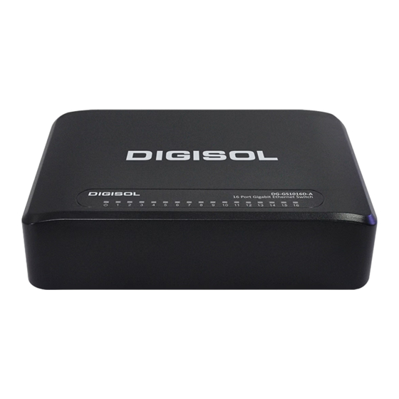 DIGISOL DG-GS1016D-A QUICK INSTALLATION MANUAL Pdf Download | ManualsLib