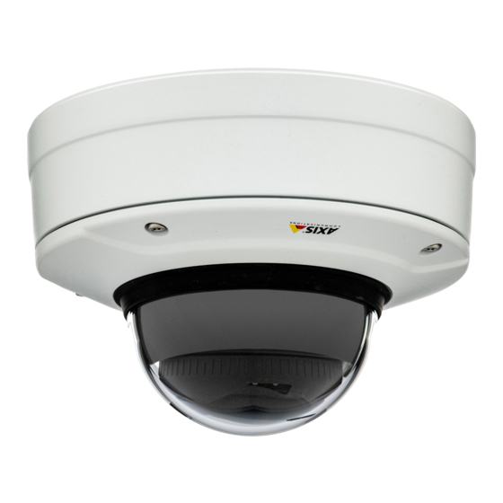 AXIS Q3527-LVE USER MANUAL Pdf Download | ManualsLib