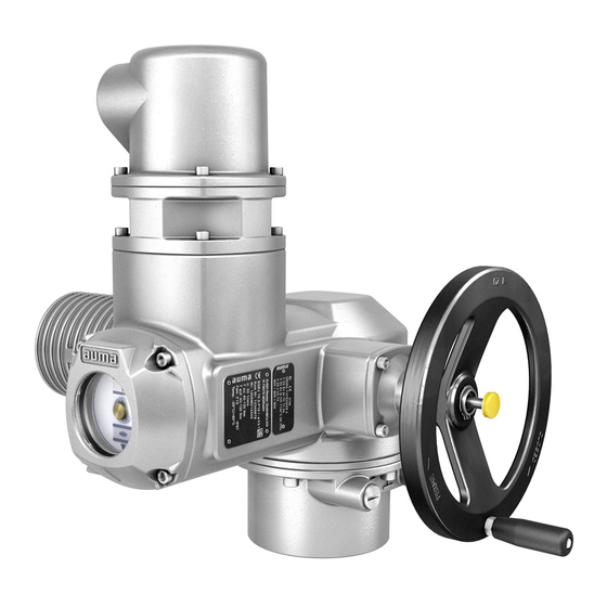 AUMA SQEX 05.2 OPERATION INSTRUCTIONS MANUAL Pdf Download | ManualsLib